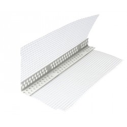 Okapnička soklových profilů s perlinkou 100 mm PVC 2,5 m